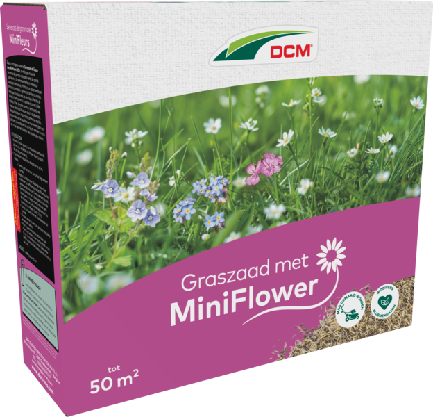 DCM Graszaad met miniflower 1.9 kg 50m2 - Tuincentrum GroenRijk Den Bosch
