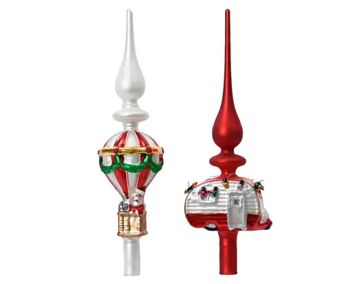 Decoris piek glas ballon / caravan - assortiment - Tuincentrum ...