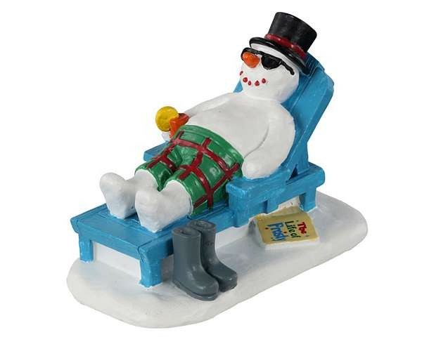 Lemax Relaxing snowman - Tuincentrum GroenRijk Den Bosch