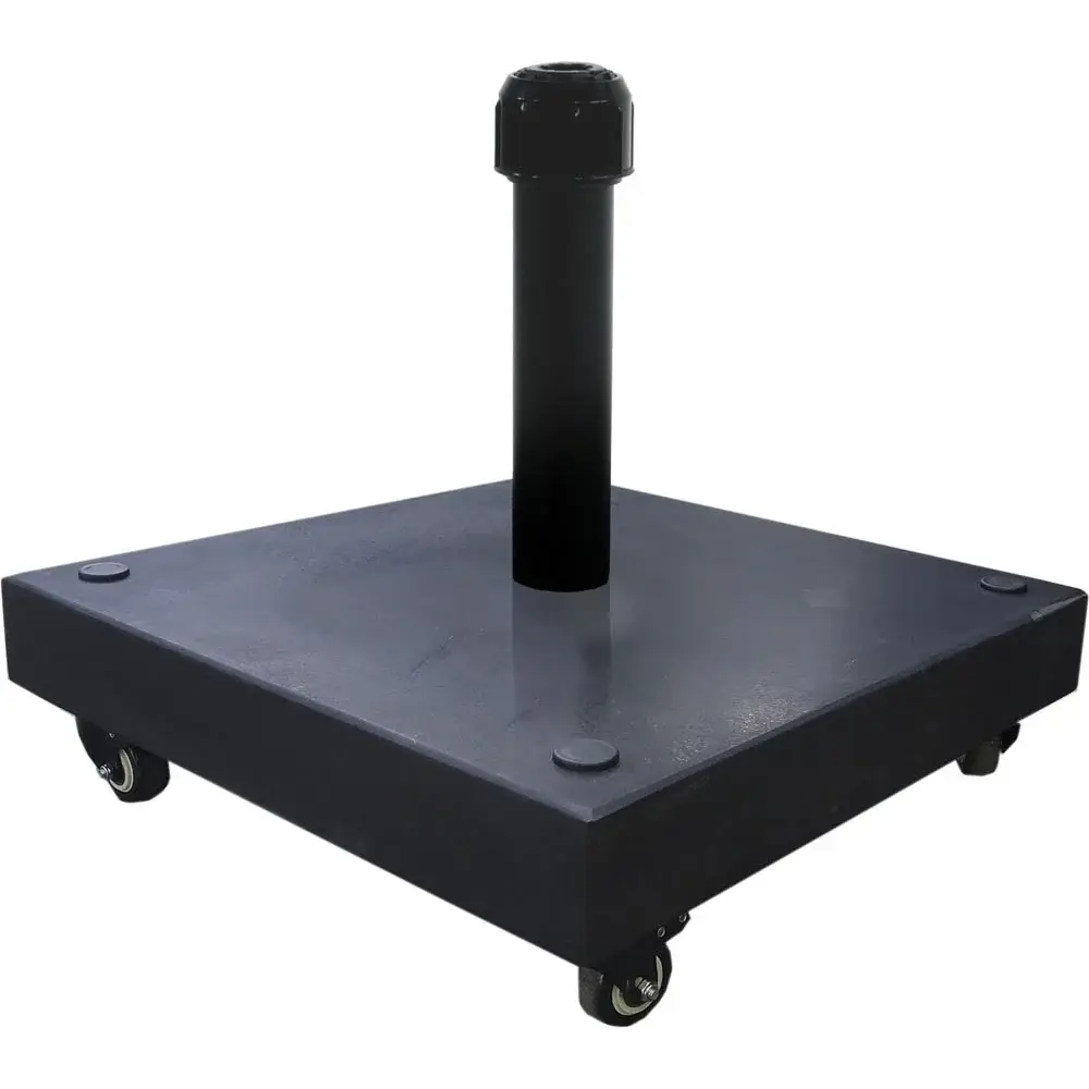 Lesli Living Parasolvoet Graniet 60 kilo met Wielen - Tuincentrum ...