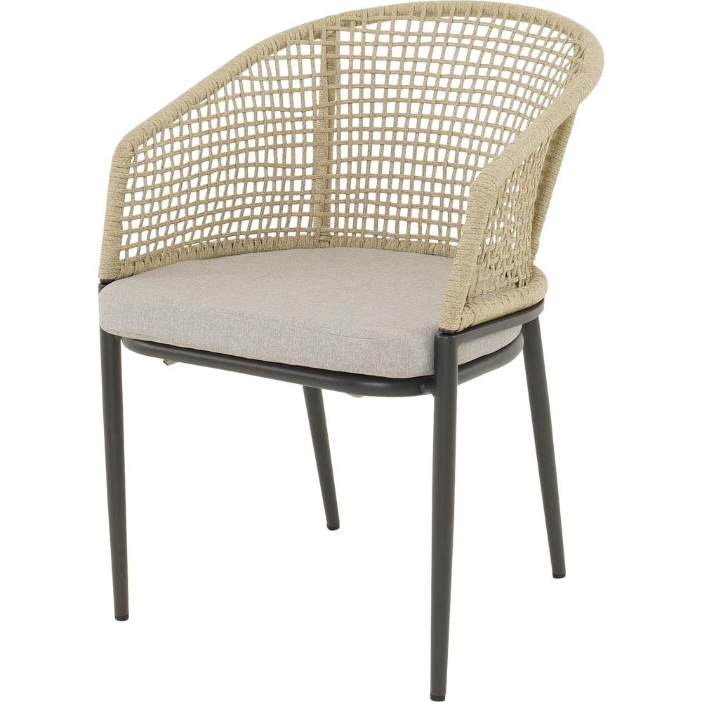 Lesli Living tuinstoel kioto beige - Tuincentrum GroenRijk Den Bosch