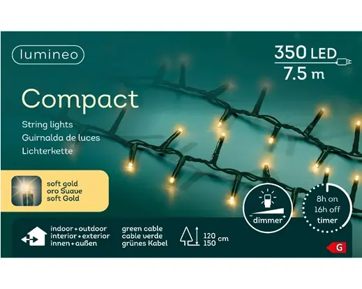 Lumineo led compact 7.5m-350l groen/soft gold - Tuincentrum GroenRijk ...