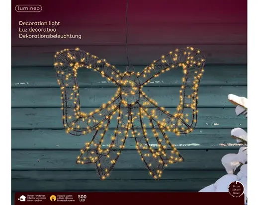 Lumineo microled strik 38x34cm-500l zwart/klassiek warm - Tuincentrum ...