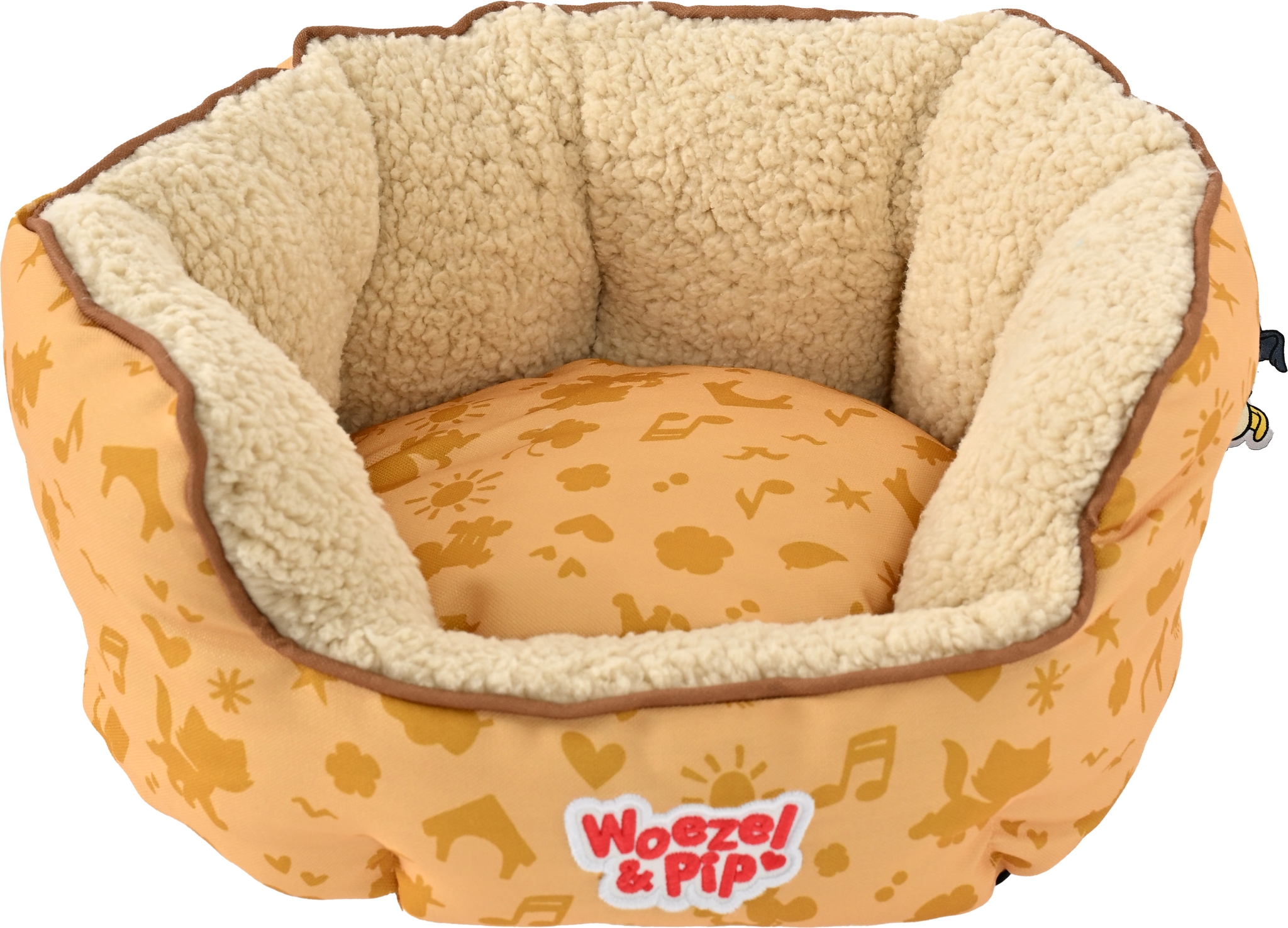 Slaapmand rond Woezel en Pip d40cm geel - Tuincentrum GroenRijk Den Bosch
