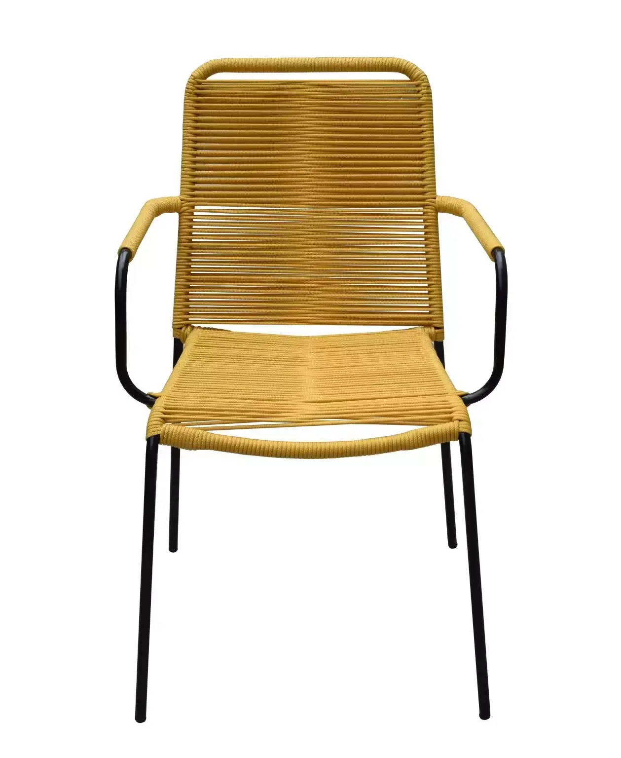 Vita Luxor dingingstoel touw geel - Tuincentrum GroenRijk Den Bosch