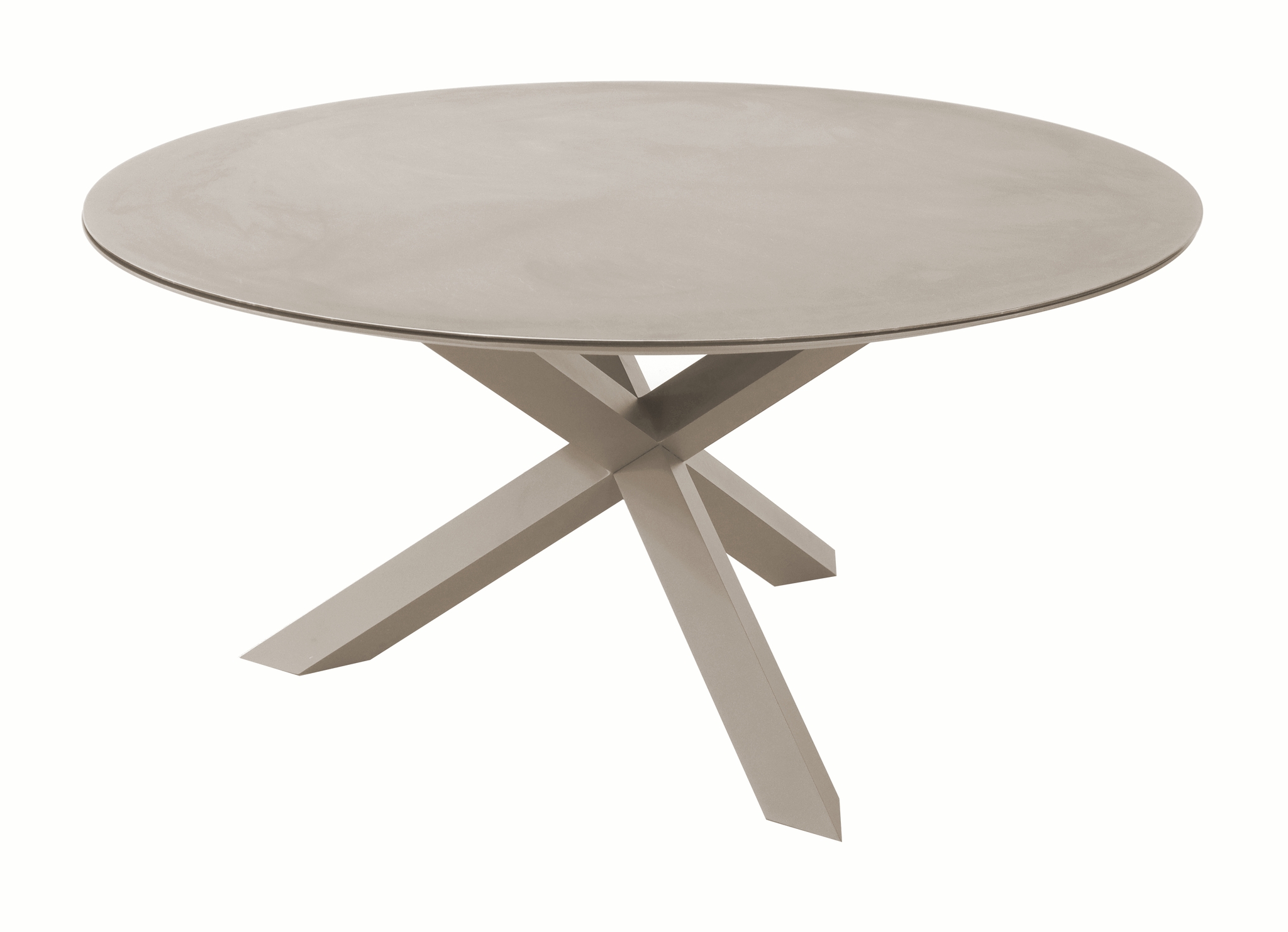 Vita Rotonda Tuintafel 150cm rond Cream - Tuincentrum GroenRijk Den Bosch