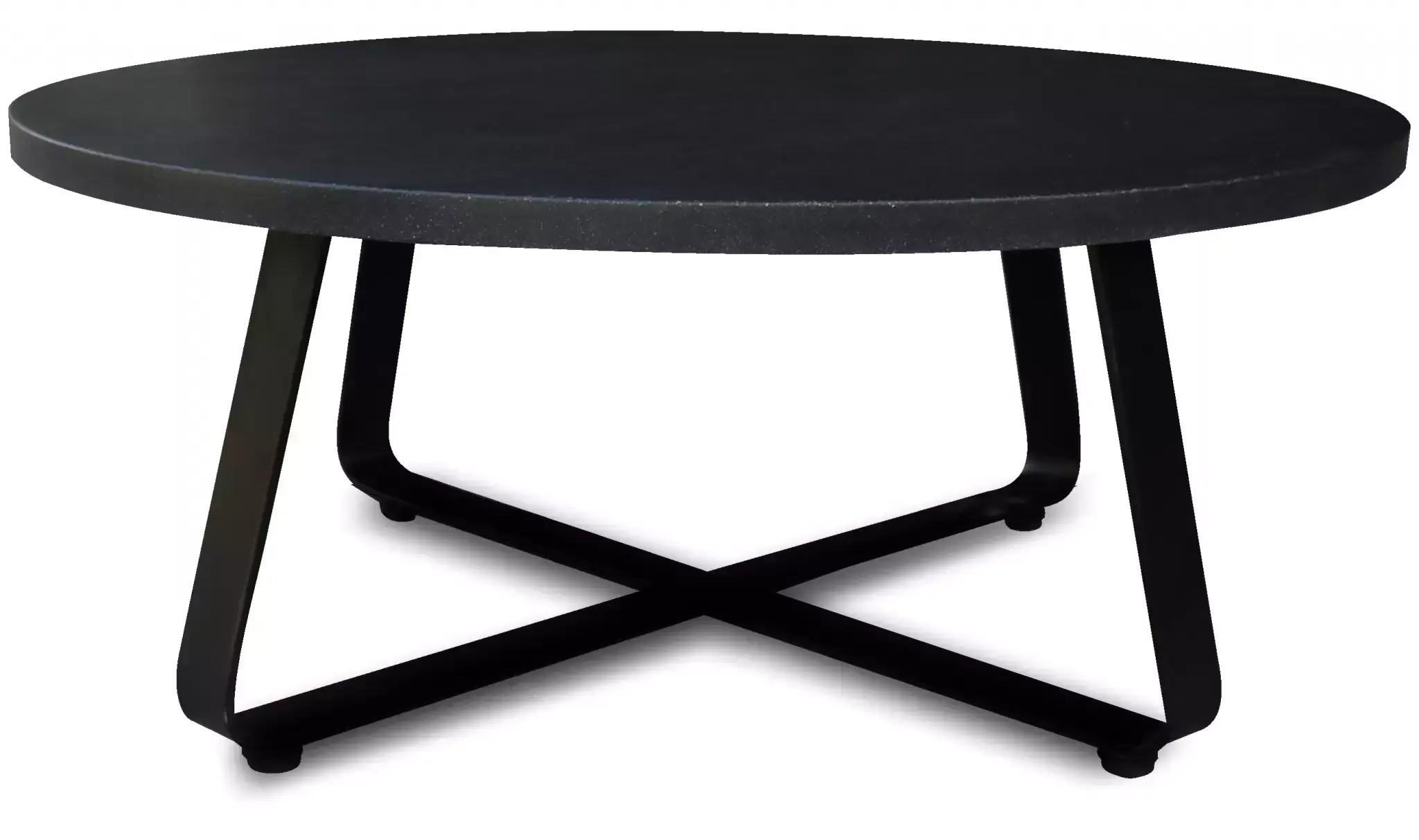 Vita Tuintafel Rond Braga Antraciet 140cm - Tuincentrum GroenRijk Den Bosch